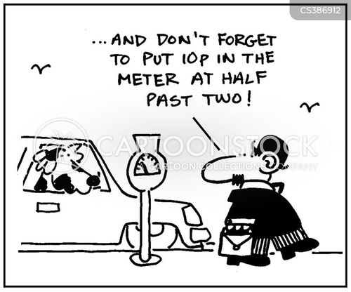Parking App Cartoons and Comics - funny pictures from CartoonStock