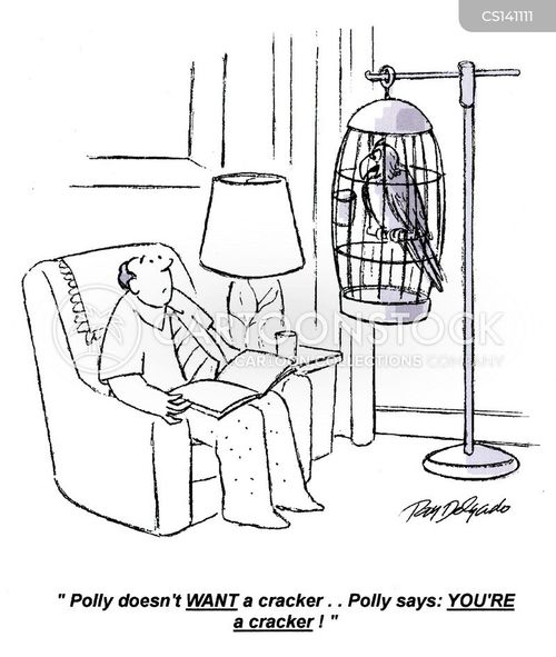 Polly Want A Cracker Cartoons and Comics - funny pictures from CartoonStock