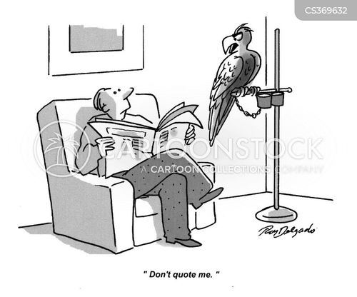 Quoted Cartoons and Comics - funny pictures from CartoonStock