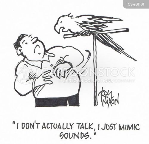 Mimicking Behavior Cartoons and Comics - funny pictures from CartoonStock