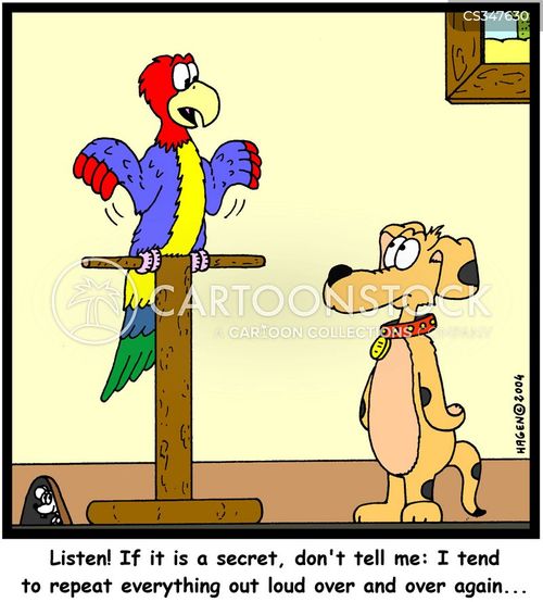 Sworn To Secrecy Cartoons and Comics - funny pictures from CartoonStock