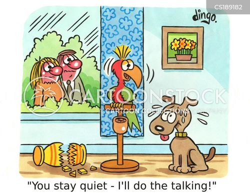Pet Parrots Cartoons and Comics - funny pictures from CartoonStock