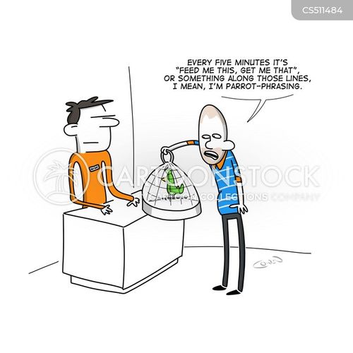 Paraphrasing Cartoons and Comics - funny pictures from CartoonStock