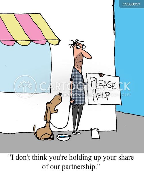 Unreliable Partner Cartoons and Comics - funny pictures from CartoonStock