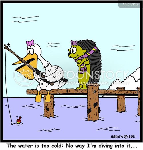 Cold Water Species Cartoons and Comics - funny pictures from CartoonStock