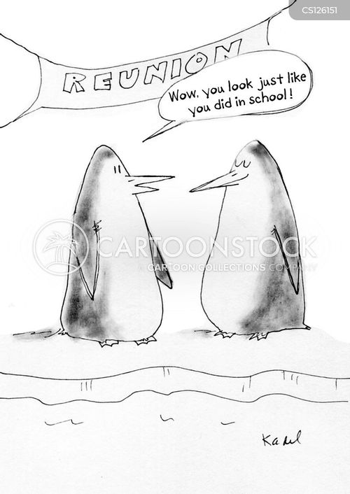 School Reunion Cartoons and Comics - funny pictures from CartoonStock