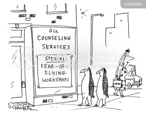 Fear Of Flying Cartoons and Comics - funny pictures from CartoonStock
