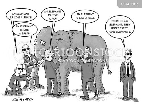 Invisible Elephant Cartoons and Comics - funny pictures from CartoonStock