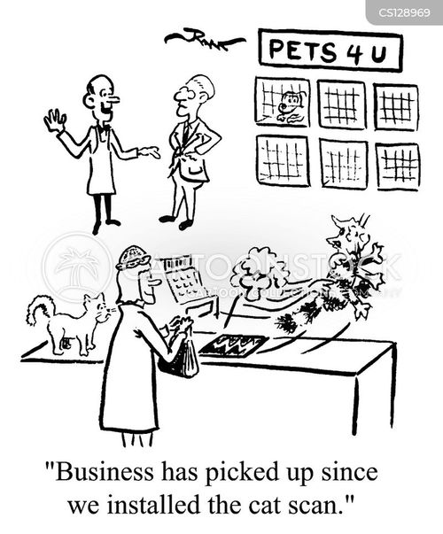 Cat Scan Cartoons and Comics - funny pictures from CartoonStock