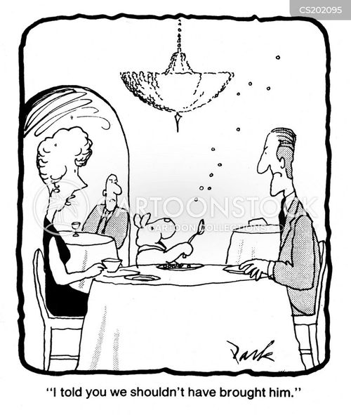 Food Fight Cartoons and Comics - funny pictures from CartoonStock