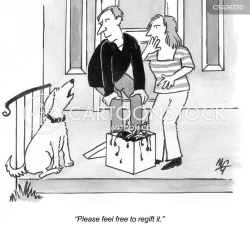 Regifting Cartoons and Comics - funny pictures from CartoonStock