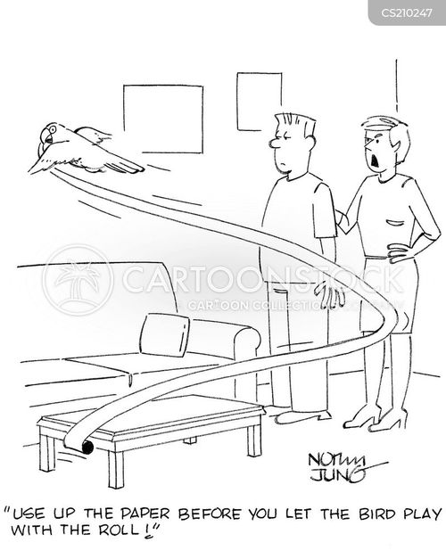 Paper Roll Cartoons and Comics - funny pictures from CartoonStock