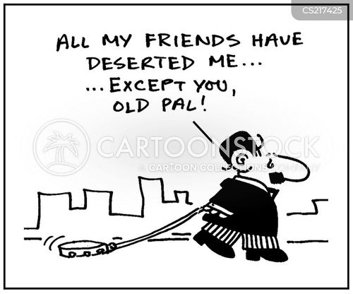 Deserting Cartoons and Comics - funny pictures from CartoonStock