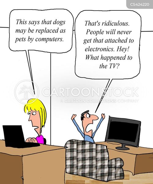 Electronics Cartoons and Comics - funny pictures from CartoonStock