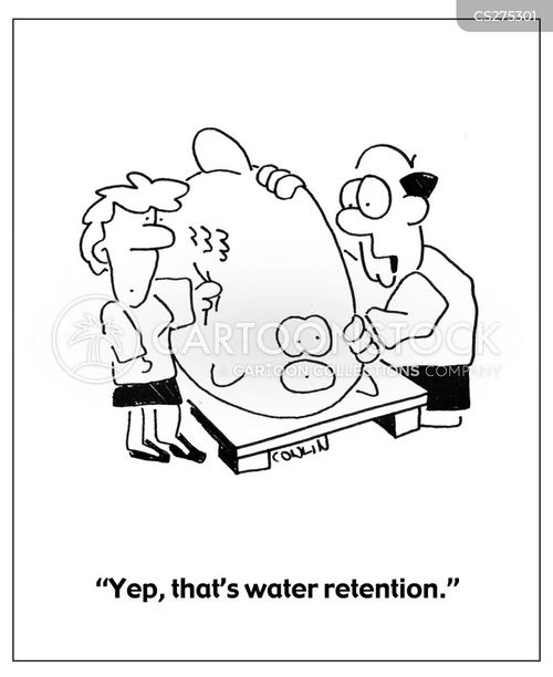 Water Retention Cartoons and Comics - funny pictures from CartoonStock