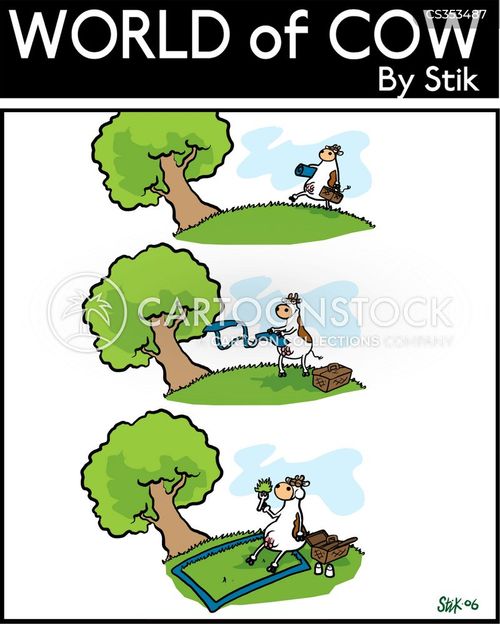 Eating Outside Cartoons and Comics - funny pictures from CartoonStock