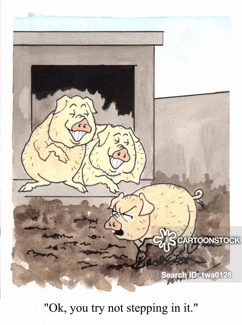 Pig Muck Cartoons and Comics - funny pictures from CartoonStock