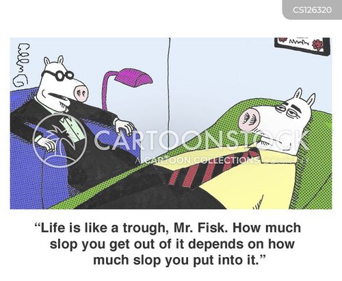 Pig Trough Cartoons and Comics - funny pictures from CartoonStock