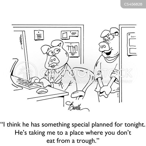Pig Trough Cartoons and Comics - funny pictures from CartoonStock