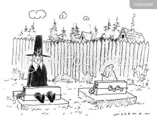 Pilgrims Cartoons and Comics - funny pictures from CartoonStock