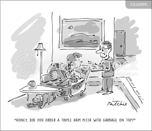 Pizza Toppings Cartoons and Comics - funny pictures from CartoonStock