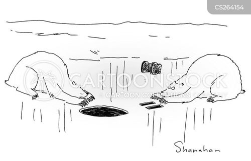 Ice Hole Cartoons and Comics - funny pictures from CartoonStock