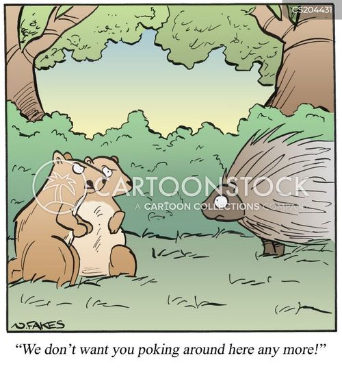 Poking Cartoons and Comics - funny pictures from CartoonStock