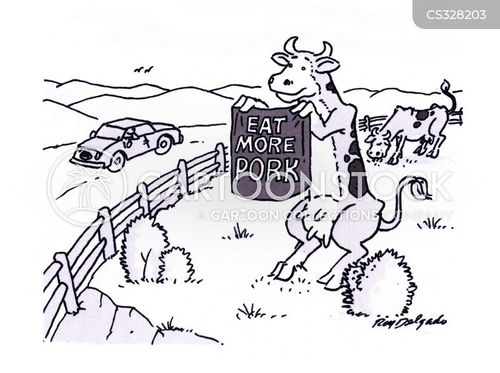 Roast Pork Cartoons and Comics - funny pictures from CartoonStock