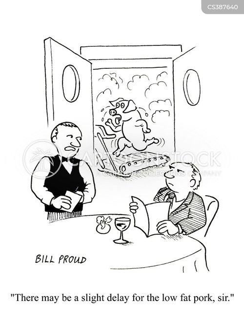 Pork Dish Cartoons and Comics - funny pictures from CartoonStock