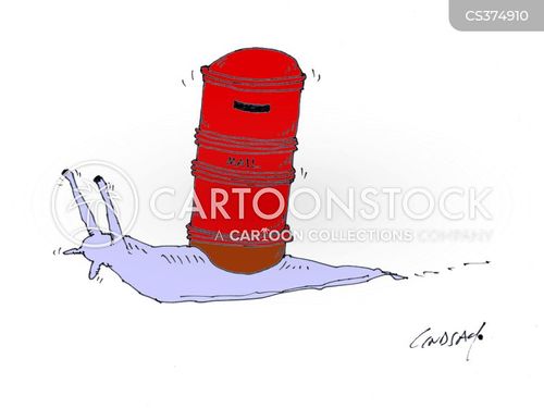 Slow Post Cartoons and Comics - funny pictures from CartoonStock