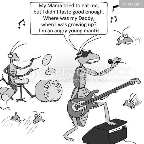 Praying Mantises Cartoons and Comics - funny pictures from CartoonStock