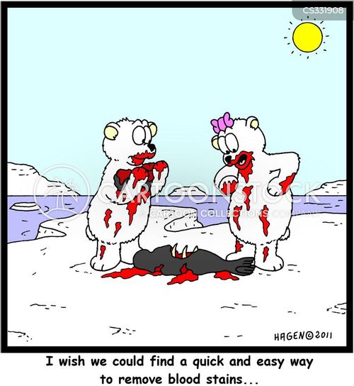 Bloodstains Cartoons and Comics - funny pictures from CartoonStock