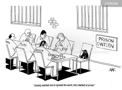 Prison Escape Cartoons and Comics - funny pictures from CartoonStock