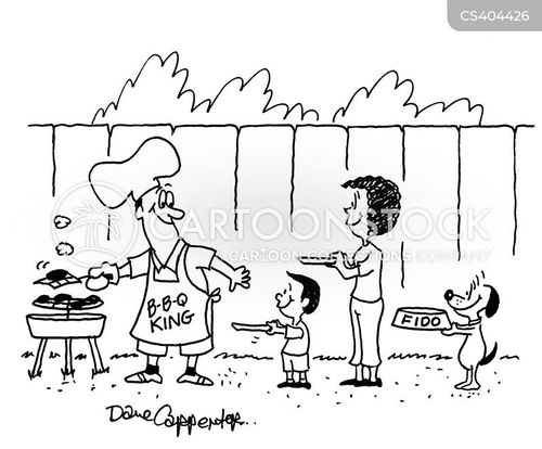 Cookout Cartoons and Comics - funny pictures from CartoonStock