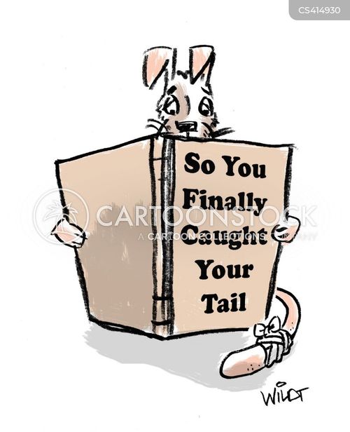 Chase Your Tail Cartoons and Comics - funny pictures from CartoonStock