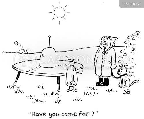 Alien Conversation Cartoons and Comics - funny pictures from CartoonStock