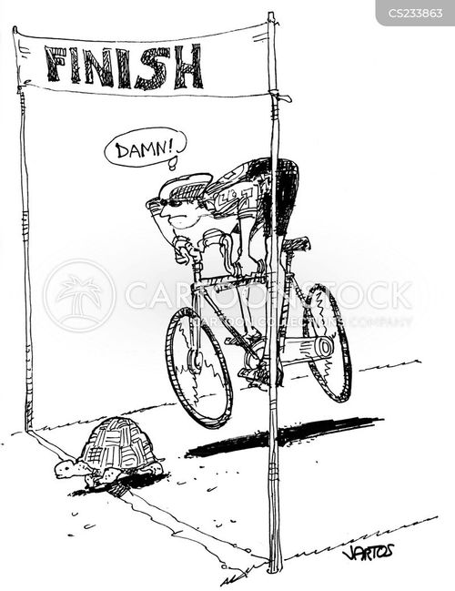 Ahead By A Nose Cartoons and Comics - funny pictures from CartoonStock