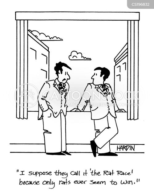 Rat Race Cartoons and Comics - funny pictures from CartoonStock