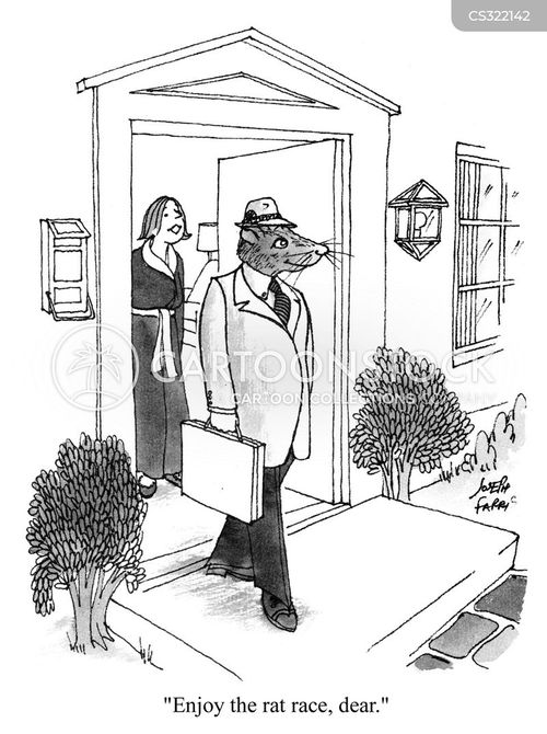 Escape The Rat Race Cartoons and Comics - funny pictures from CartoonStock