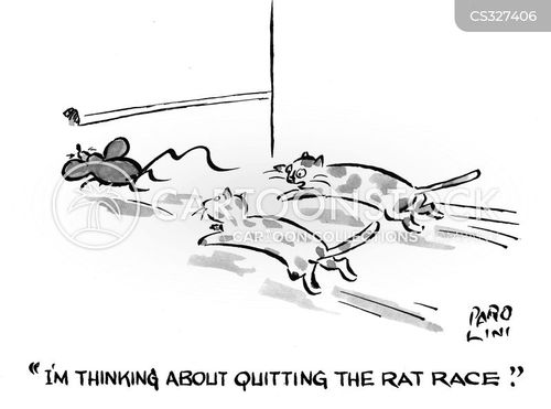 Rat-race Cartoons and Comics - funny pictures from CartoonStock