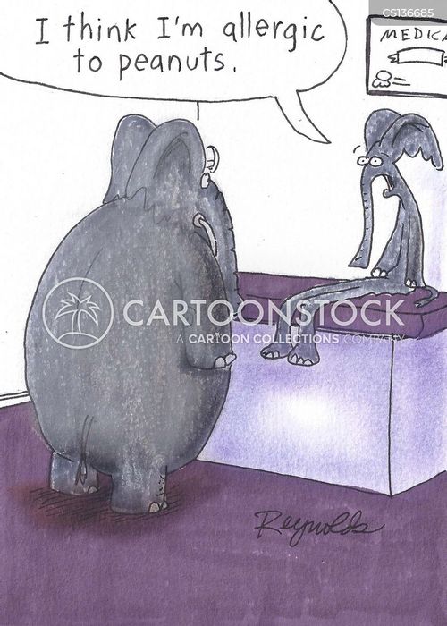 Peanut Allergy Cartoons and Comics - funny pictures from CartoonStock