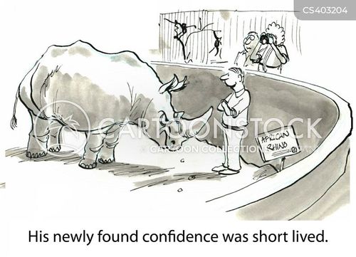 Rhino Enclosure Cartoons and Comics - funny pictures from CartoonStock