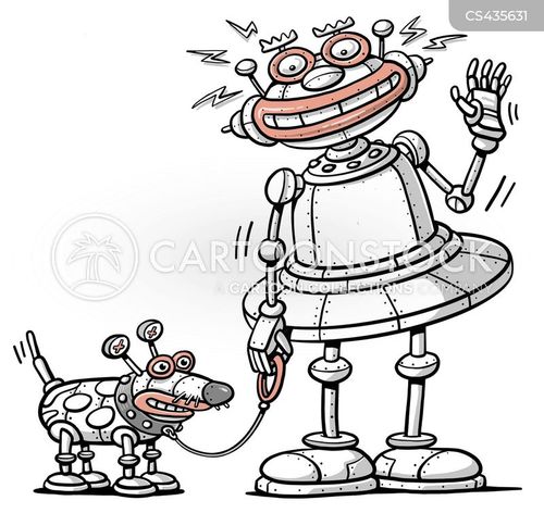 Robotic Dog Cartoons and Comics - funny pictures from CartoonStock