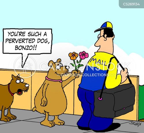Biting The Postman Cartoons and Comics - funny pictures from CartoonStock