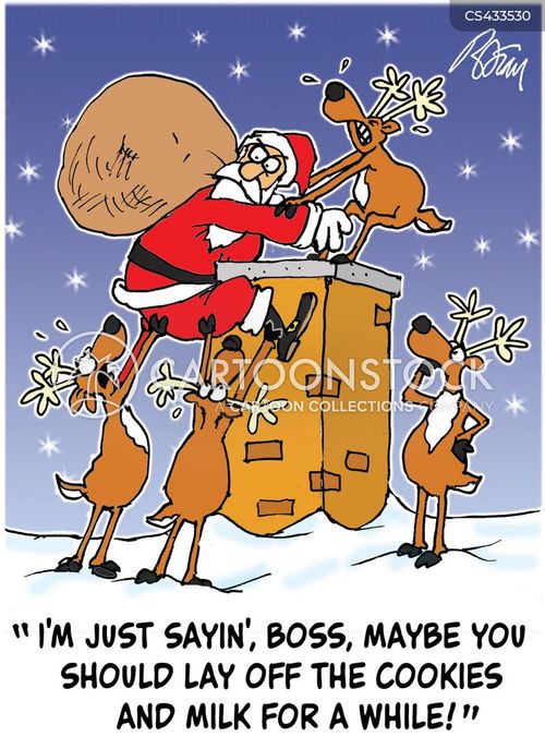 Santa Santa Claus Cartoons and Comics - funny pictures from CartoonStock