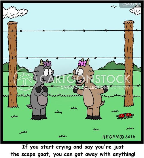 Scapegoated Cartoons and Comics - funny pictures from CartoonStock