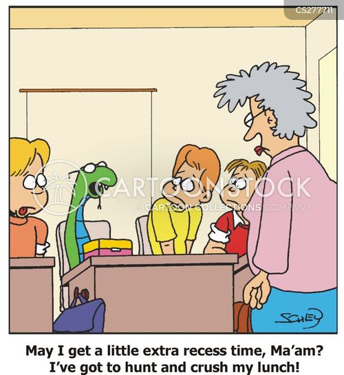 Lunchtime Escape Cartoons and Comics - funny pictures from CartoonStock