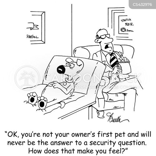 Security Questions Cartoons and Comics - funny pictures from CartoonStock