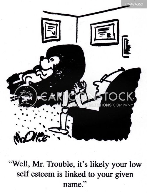 Low Self Esteem Cartoons And Comics Funny Pictures From Cartoonstock