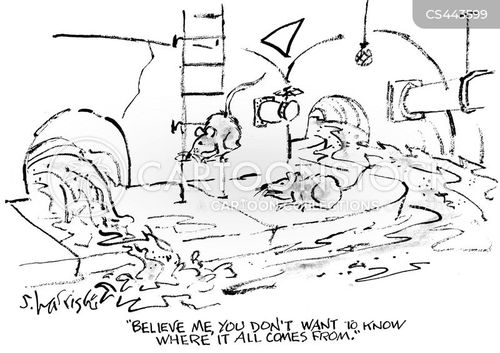 Sewage Rat Cartoons and Comics - funny pictures from CartoonStock